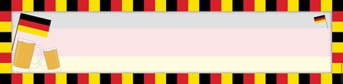 German Themed Banner - 120cm x 29.7cm – Party Packs