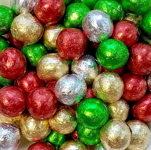 Christmas Chocolate Ball - Assorted - Pack of 100 – Party Packs