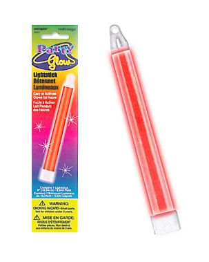 Glow Stick Red- Each- 15.2cm – Party Packs