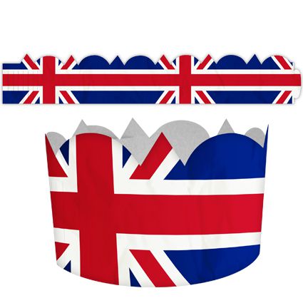 British Union Jack Card Crown - Each – Party Packs