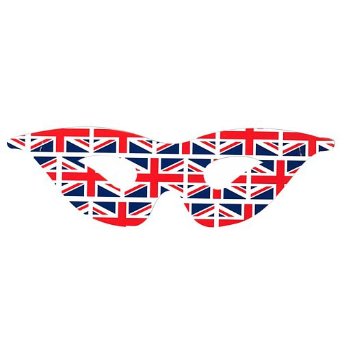 British Union Jack Masks - Each – Party Packs