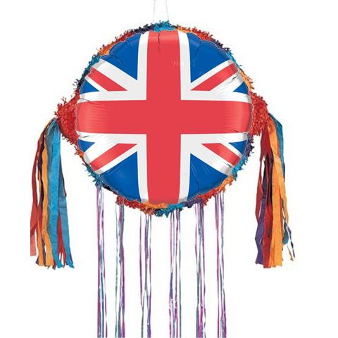 Union Jack British Flag Balloon Pinata - 45cm – Party Packs