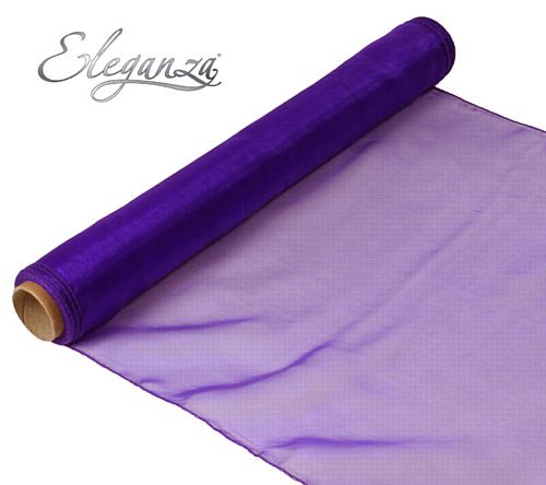 Eleganza Woven Edge Roll - Purple - 9m – Party Packs
