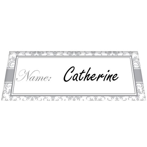 Silver Elegance Placecards - Pack of 8 – Party Packs