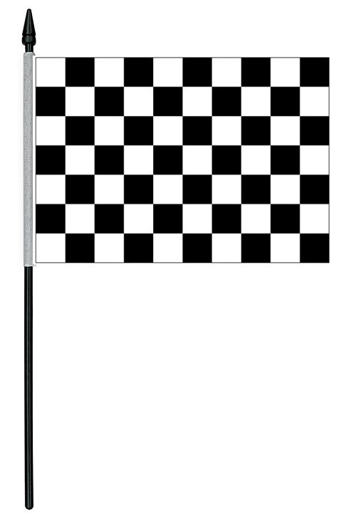 Checkered Cloth Table Flag - 4" x 6" – Party Packs