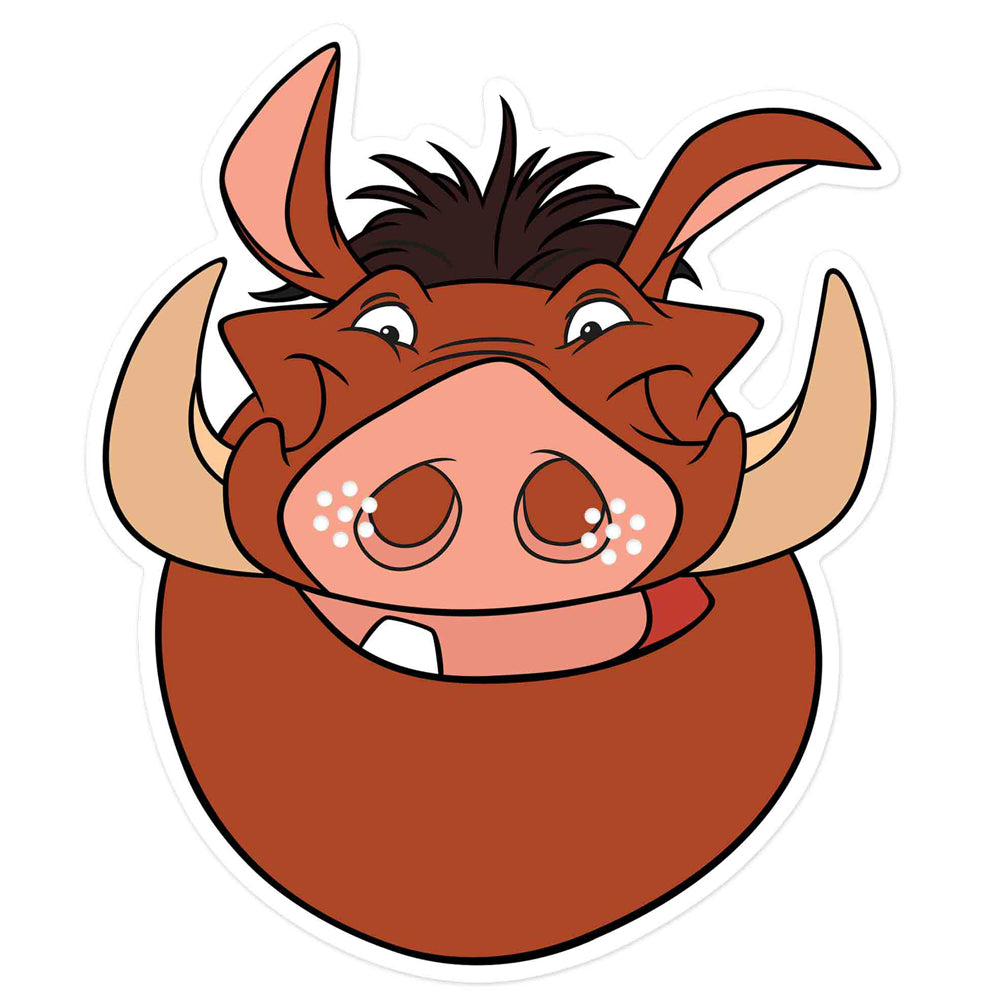 Pumbaa The Lion King Card Mask | Celebrity Masks | Party Packs