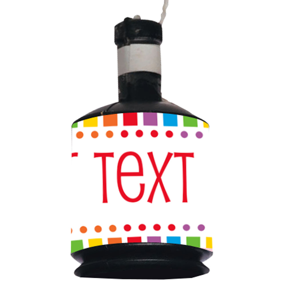 Personalised Party Popper Kit - Rainbow Celebration - Pack of 18 ...