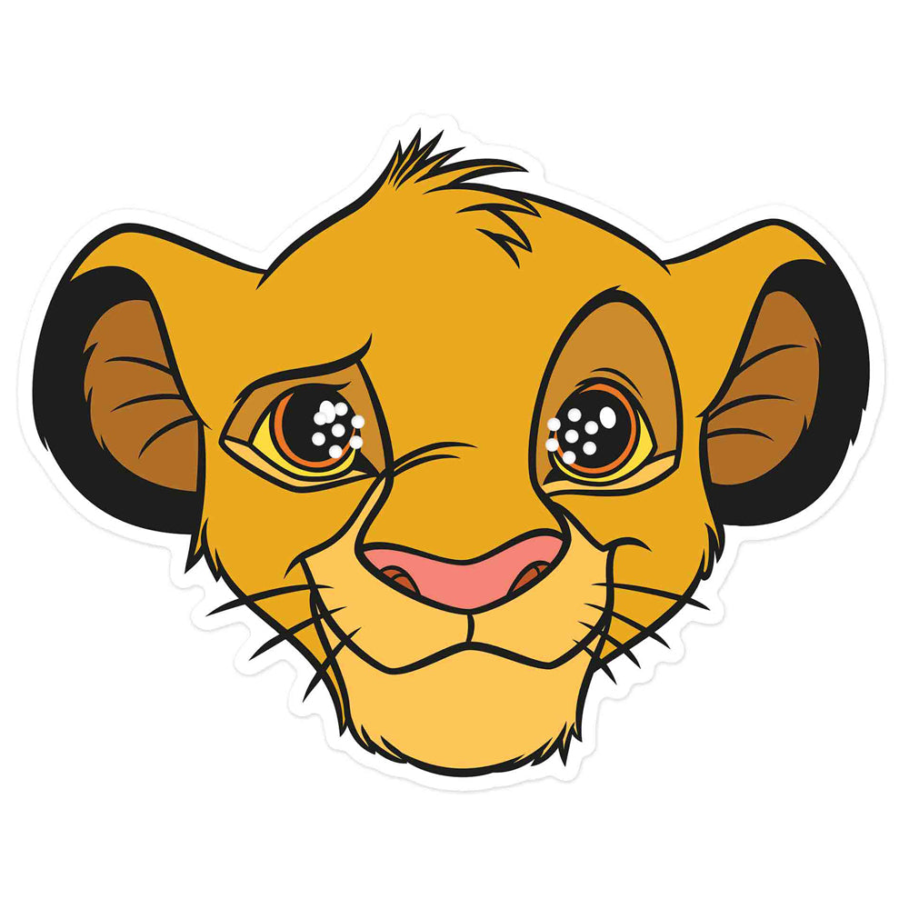 Simba The Lion King Card Mask | Celebrity Masks | Party Packs