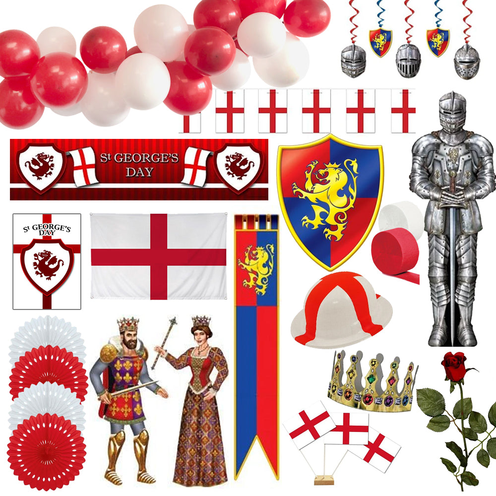 Large St. George's Day Decoration & Novelties Party Pack – Party Packs