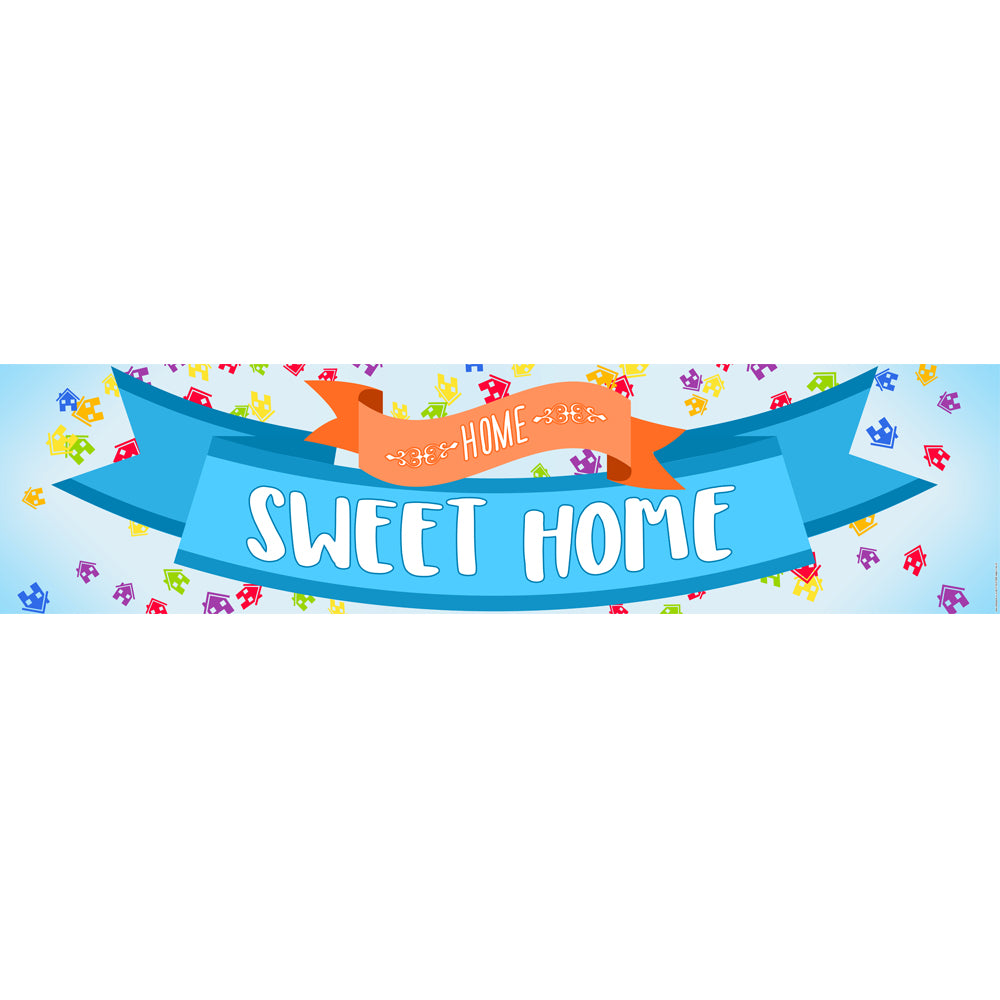 Home Sweet Home Banner - 120cm x 30cm – Party Packs