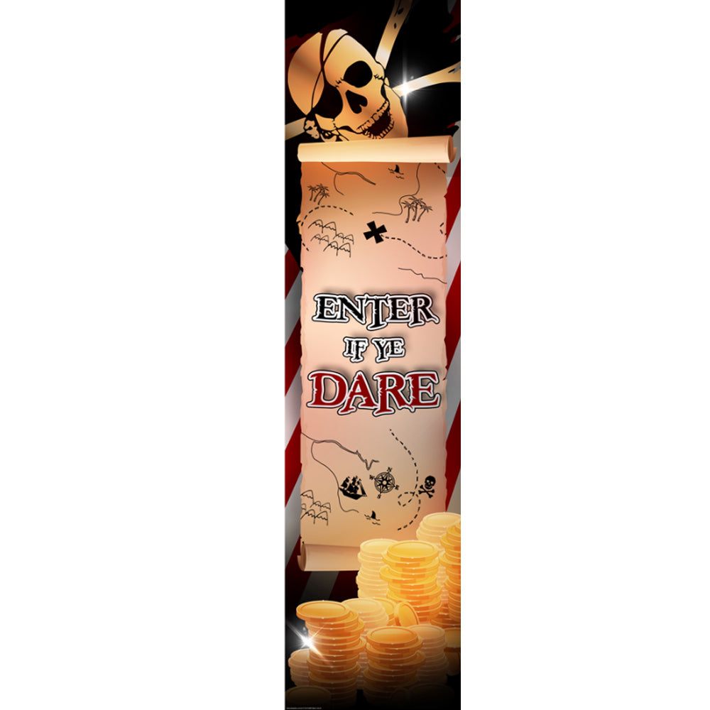 Pirates Portrait Banner - 120cm x 30cm – Party Packs
