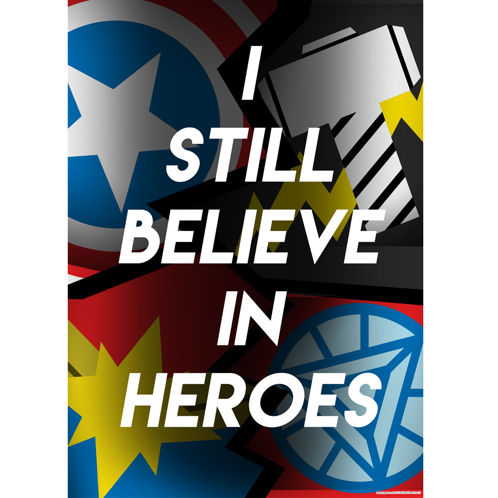 Superheroes Assemble Poster Decoration - A3 – Party Packs