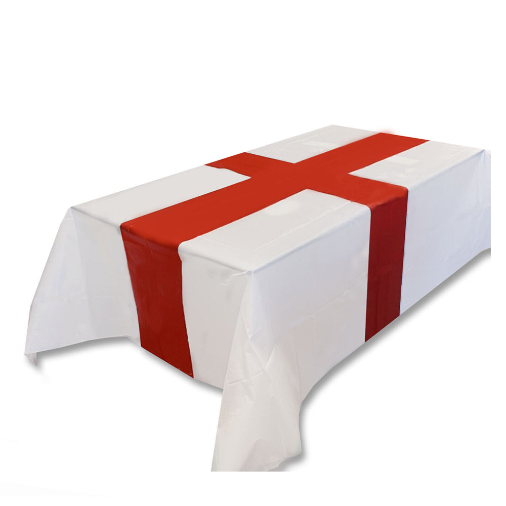 England St. George's Flag Tablecloth - 180x110cm | Party Packs