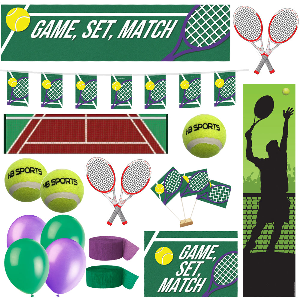 Tennis Decoration Party Pack – Party Packs