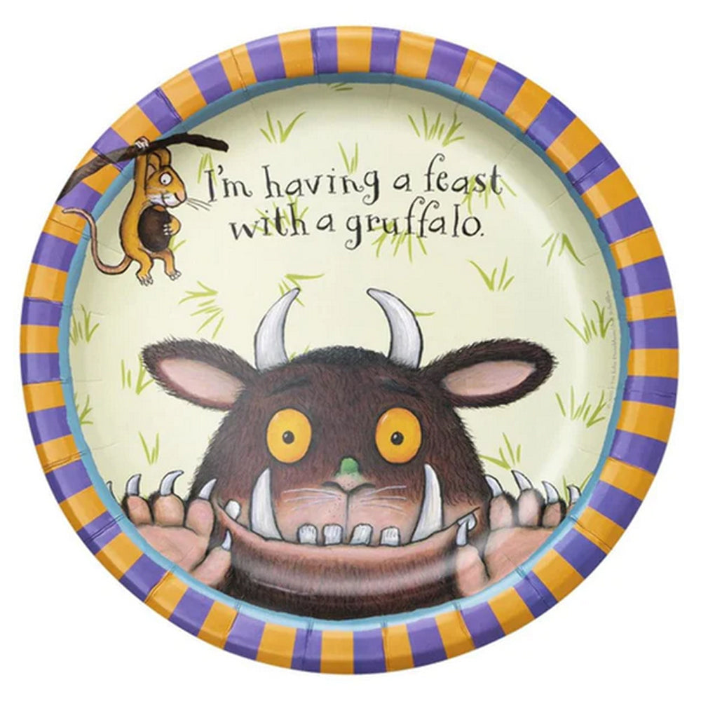 The Gruffalo Party Plates - Pack of 8 | Children's Themes | Party Packs