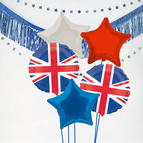 Inflated Union Jack Balloon Bundle in a Box – Party Packs