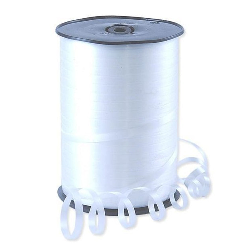 White Balloon Ribbon - 500m – Party Packs